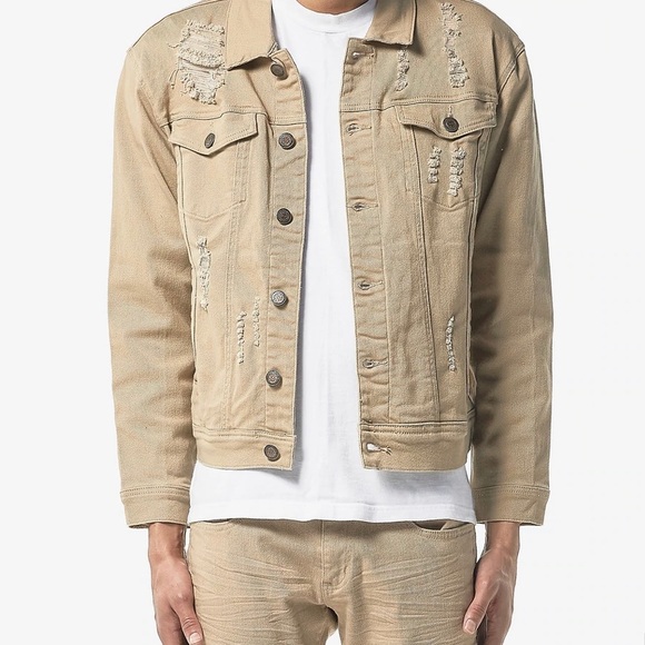 Copper Rivet | Jackets & Coats | Copperrivets Khaki Denim Jacket | Poshmark